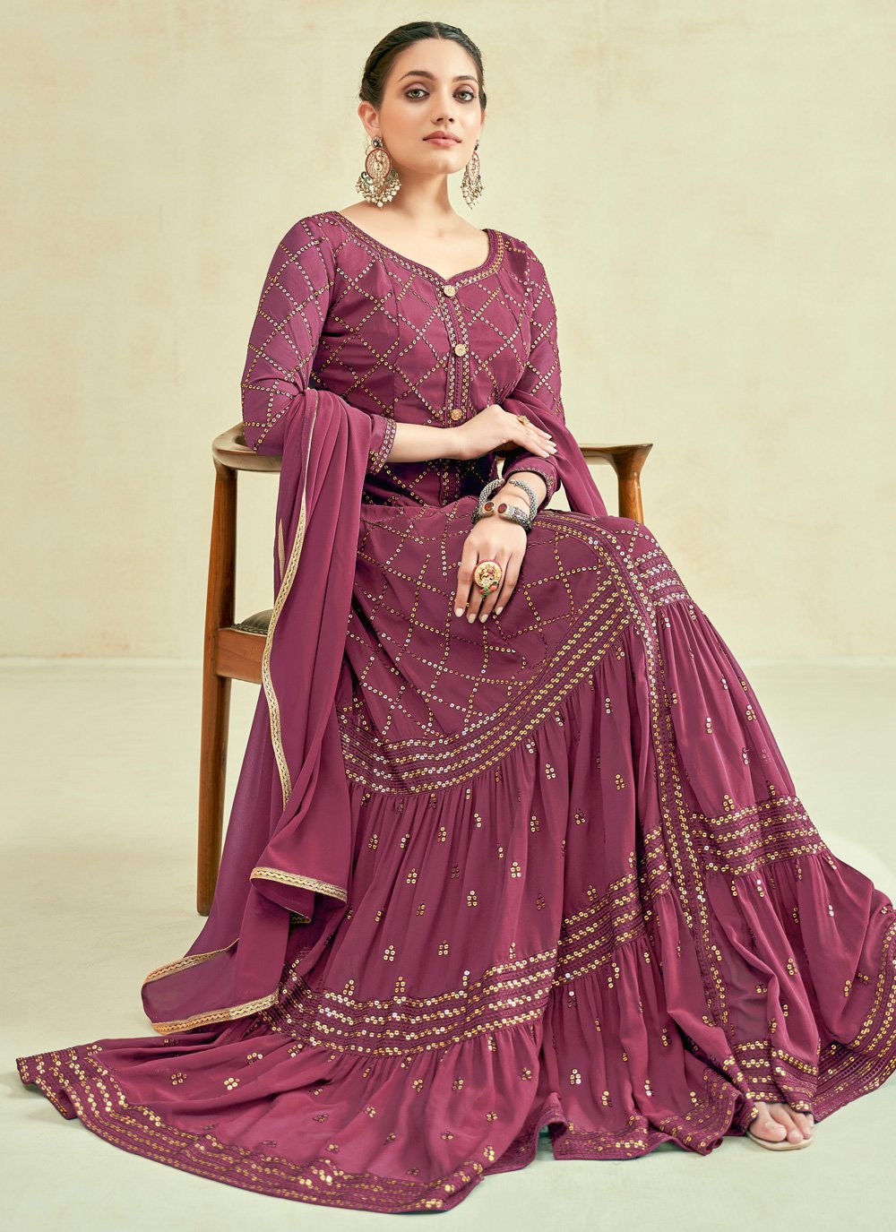 Rani Embroidered Wedding Gown