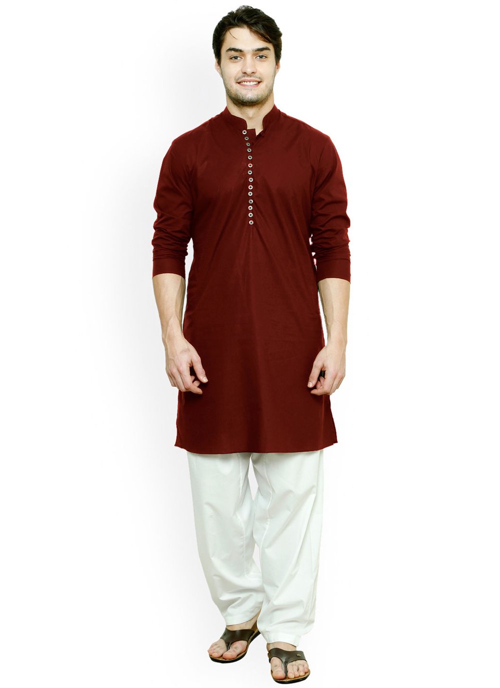 Maroon Color Kurta