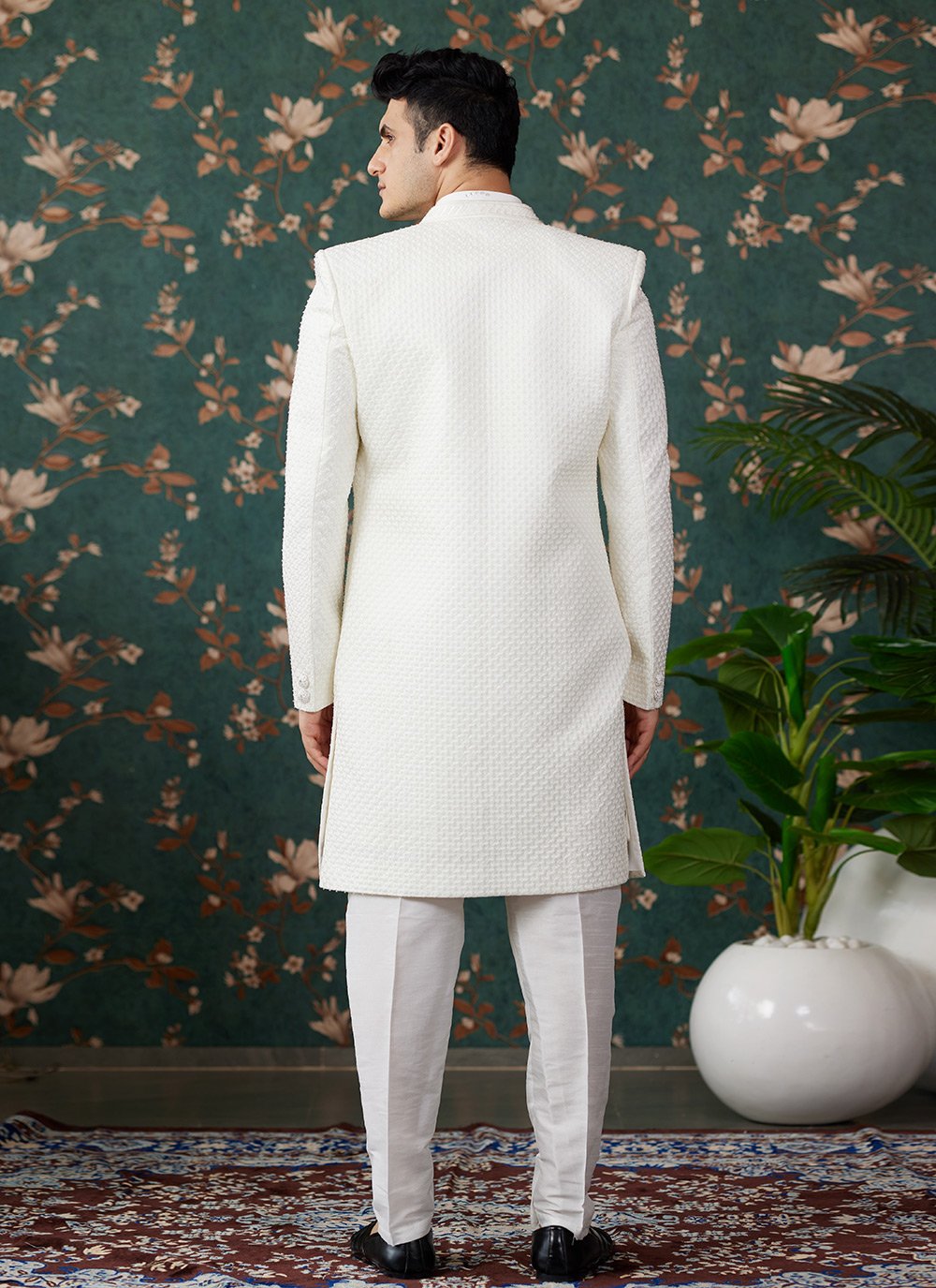 Cream Color Indo Western